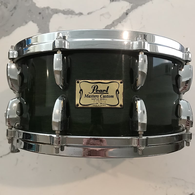 Pearl Masters Custom 14x6.5" Maple Snare Drum Late 90s | Reverb