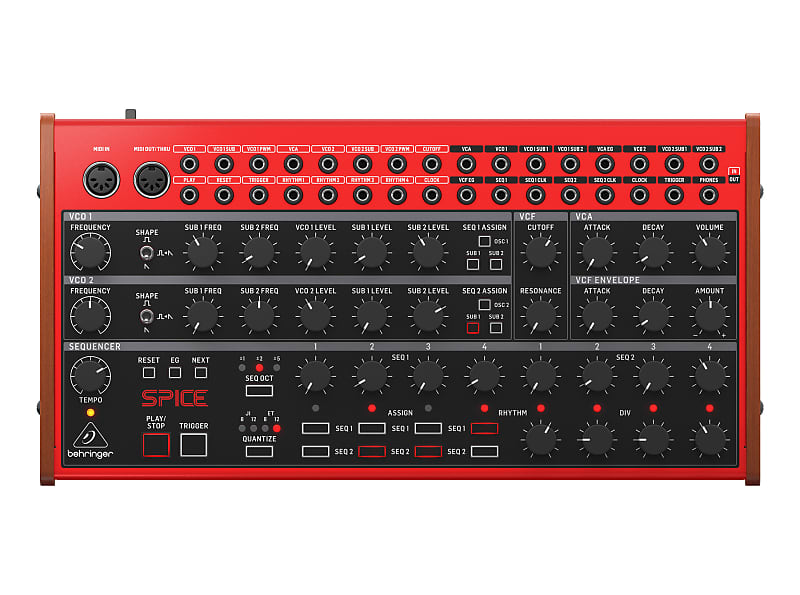 Behringer Spice Analog Semi-Modular Polyrhythmic Synthesizer | Reverb