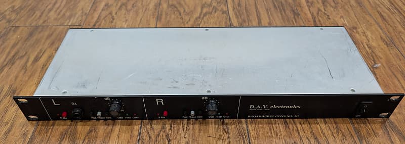 DAV Electronics Broadhurst Gardens No 1U Mic Preamp - 2 | Reverb UK