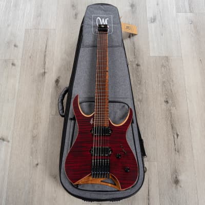 Mayones Hydra Elite 7 Headless 7-String Guitar, 3A Snakewood | Reverb