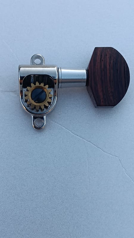 chrome brass shafts PRS Tuners USA rosewood buttons open back | Reverb