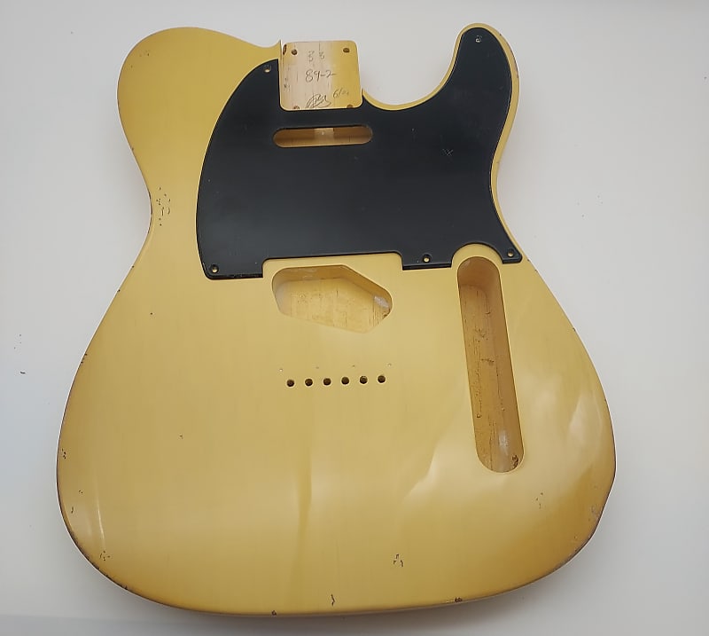 3lbs 4oz BloomDoom Nitro Lacquer Aged Relic Butterscotch | Reverb