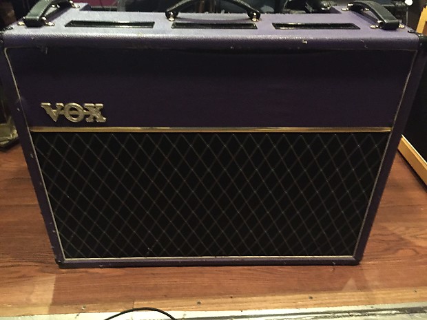 1991 Vox AC30 HW Custom Purple Tolex | Reverb