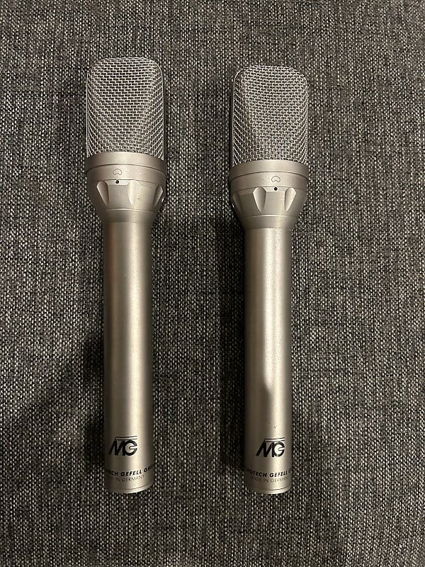 Microtech Gefell M71s Sequential Pair - 90s - Silver | Reverb
