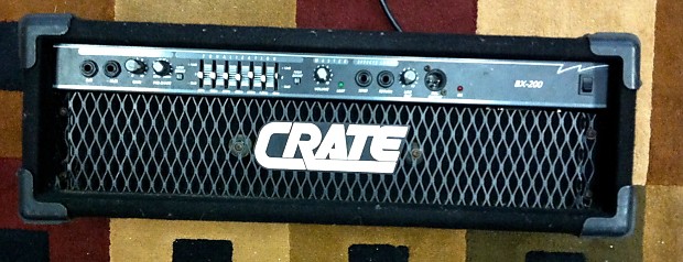 Crate BX-200 bass head/ amplifier 200 watts solid state w/ | Reverb