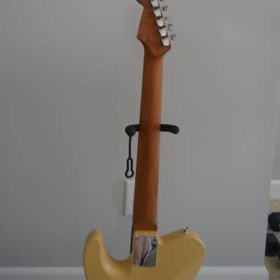 Warmoth Telecaster 2018 Satin Light Yellow & Roasted Maple | Reverb