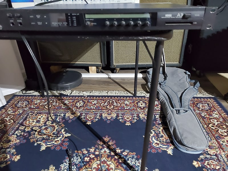 Korg A3 Approx 1985 - Black, rack mount | Reverb