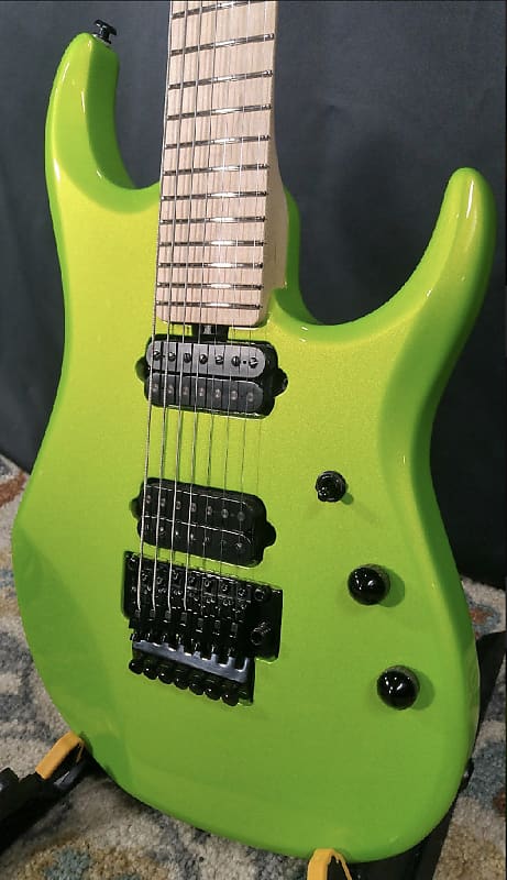 2021 Music Man JP16 Lambo Pearl Green 7-String Limited | Reverb Canada