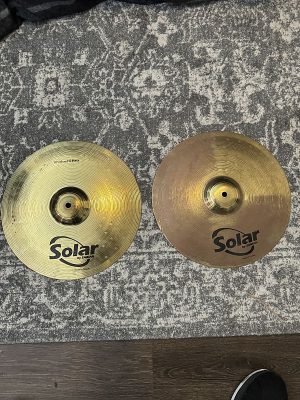 Solar by Sabian 14” hi-hat | Reverb