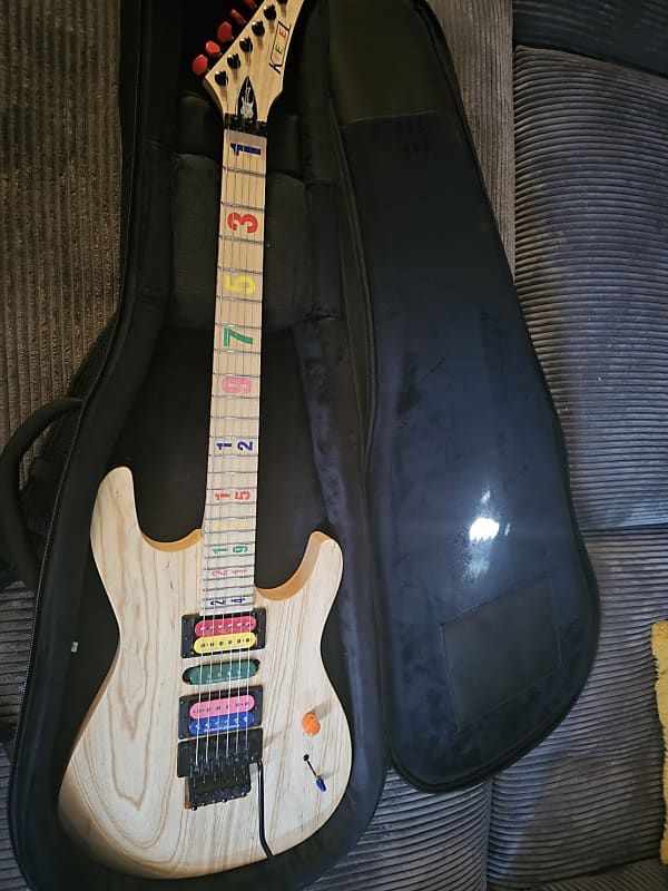 Kiesel Jason Becker Numbers Guitar 2023 - Matte Wood | Reverb