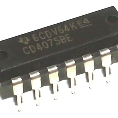 Texas Instruments CD4075BE CD4075 CMOS Triple 3-Input OR Gate | Reverb