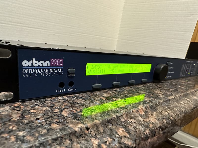 Orban Optimod FM 2200D/U Digital Audio Broadcast Audio | Reverb
