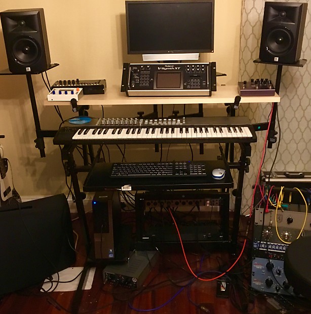 On stage stands Ws8700 studio workstation and desk | Reverb