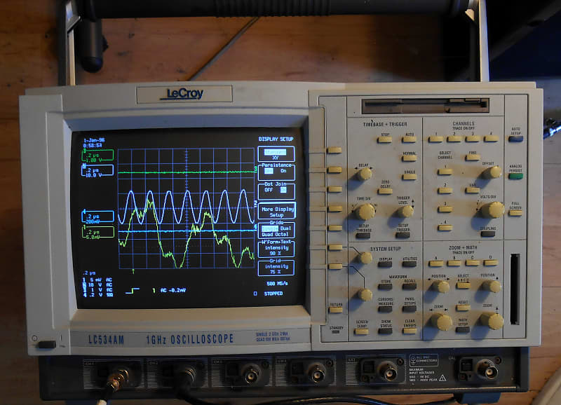 Oscilloscope, digital, 4 ch, 1GHz, color display, | Reverb Australia