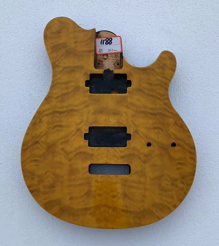 Quilted Maple Top Guitar Solid Basswood Body DIY Project | Reverb