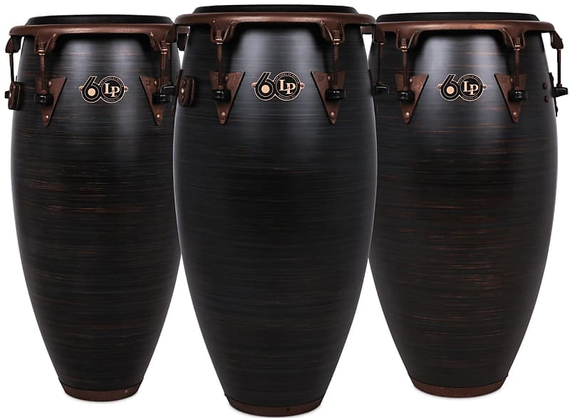 Latin Percussion 60th Anniversary Conga Set - Rustic Bronze | Reverb