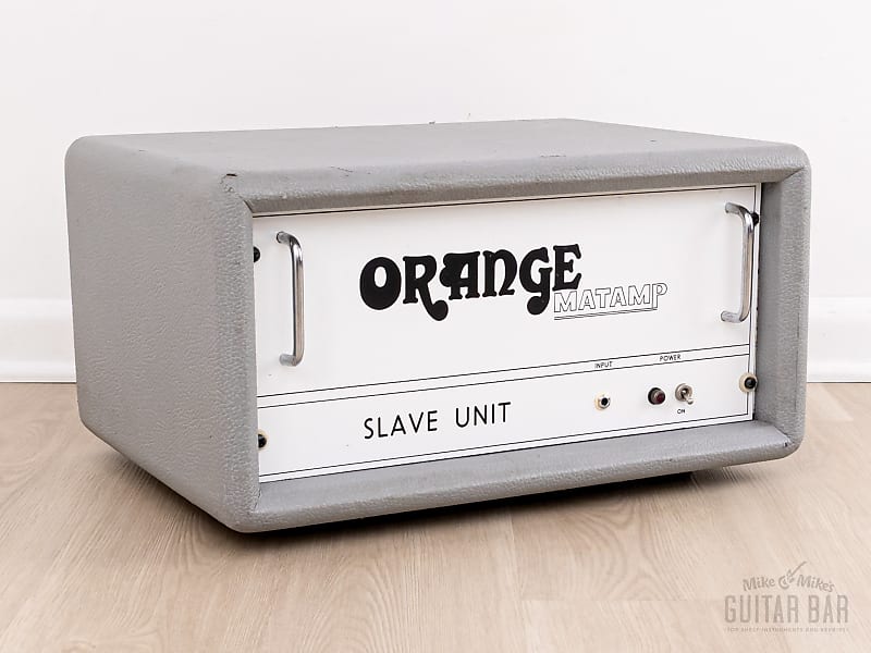 1970 Orange Matamp SL-100 Slave Amplifier w/ GEC KT88 | Reverb UK