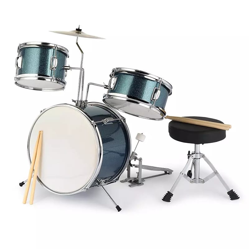 3 Pack Junior Drum Set, Beginner Drum Kit With Stool For | Reverb