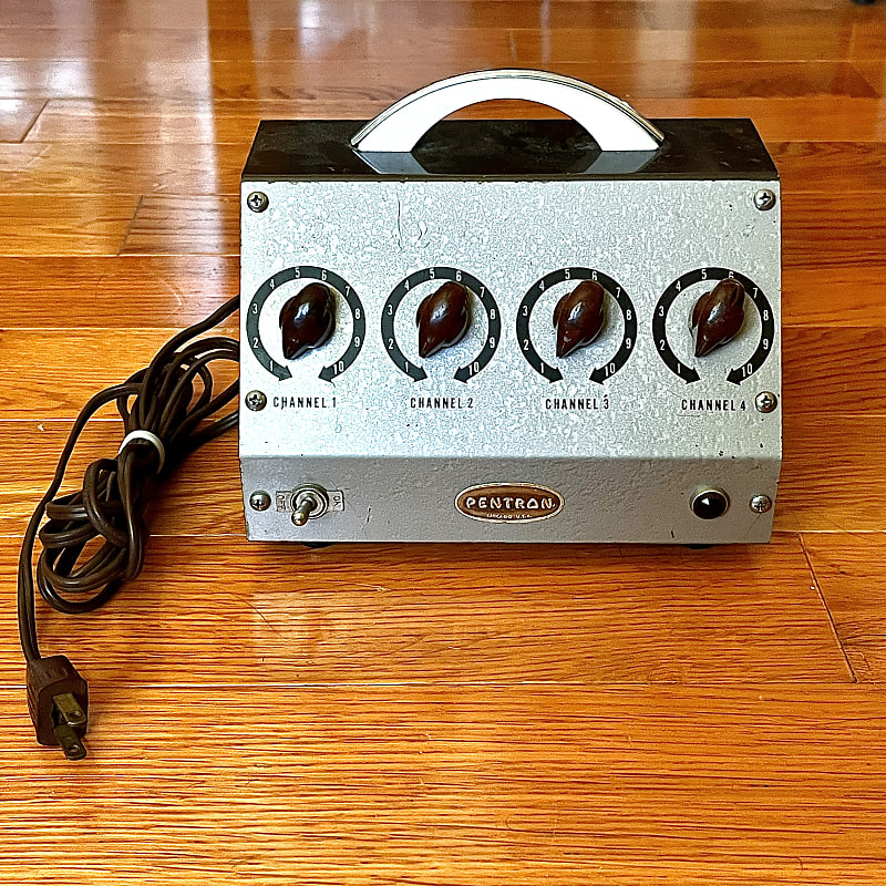 Restored and modded Pentron Chicago MM4 Vintage Tube Mic | Reverb