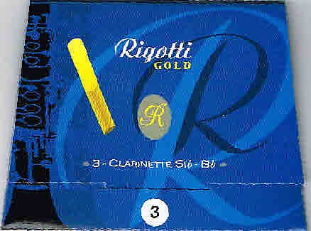 Rigotti Gold Bb Clarinet Reeds - Strength 3 - Pack of 3 | Reverb