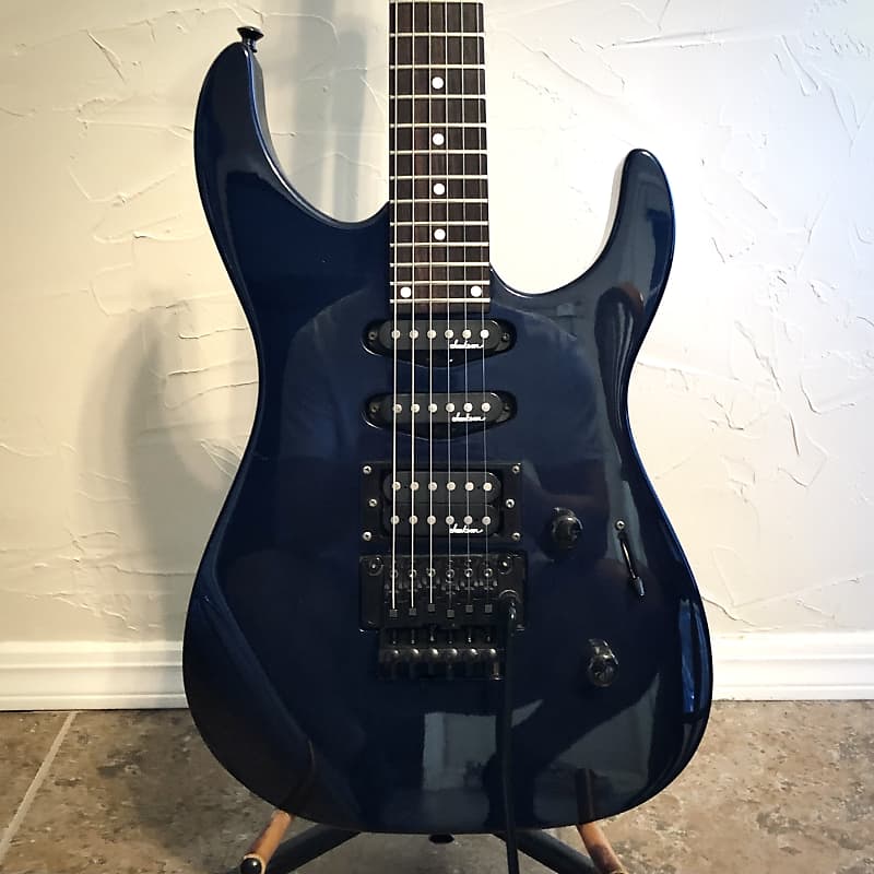 1990s Jackson PS-2 Performer Dinky Midnight Blue | Reverb