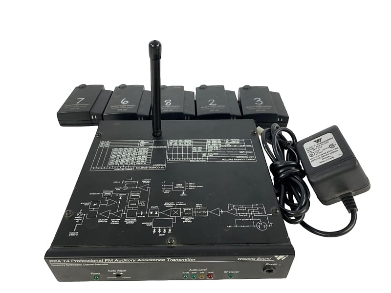 Williams Sound PPA T4 FM Auditory Assistance Transmitter with | Reverb