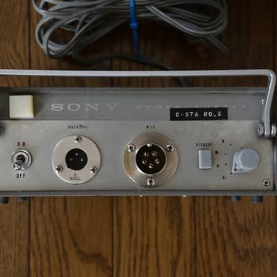 Sony C-37A Original Capsule Vintage condenser tube microphone | Reverb