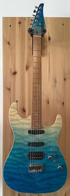 JET GUITARS JS1000-Q TRANS BLUEBURST | Reverb