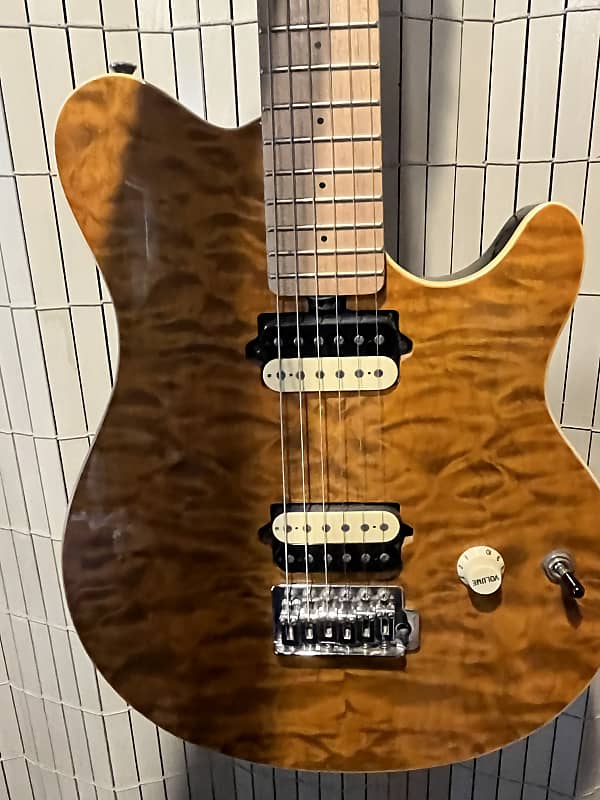 OLP OLP MM1 Axis Solid Body Electric Guitar Mid-90’s - Amber | Reverb