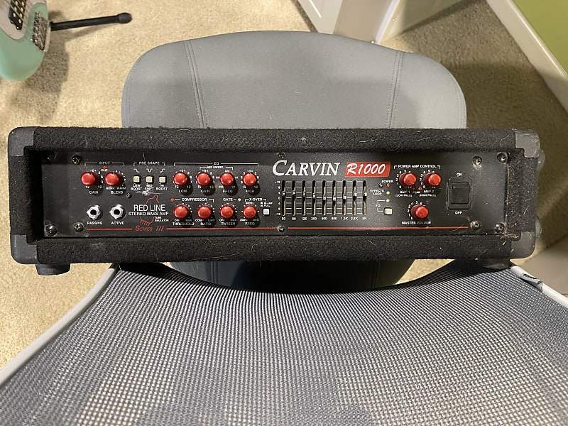 Carvin R1000 Red Line Stereo Bass Amp Series III 2005 | Reverb