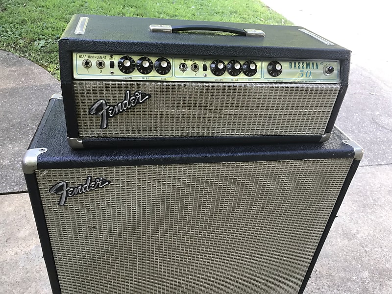Fender Bassman 50 super six reverb 74-76 Silverface | Reverb