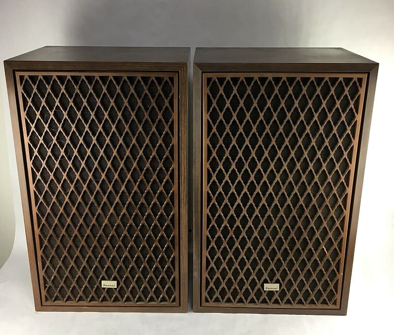 Vintage Pair of Sansui SP-X7000 Speakers 4 Way 5 Speaker | Reverb