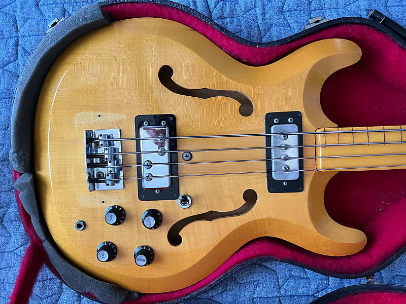Hohner Fretless Bass Guitar 1969-1971 Natural/Blonde | Reverb