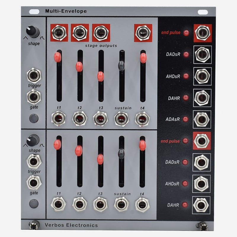 Verbos Electronics MULTI-ENVELOPE Eurorack Dual 5-Stage | Reverb