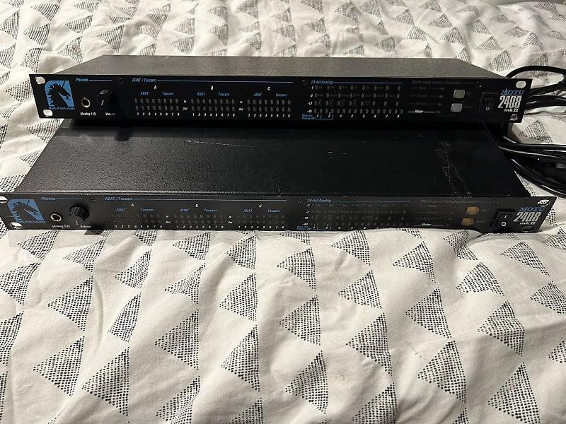 2x MOTU 2408 Mk II Audio Interface - Format converter - | Reverb