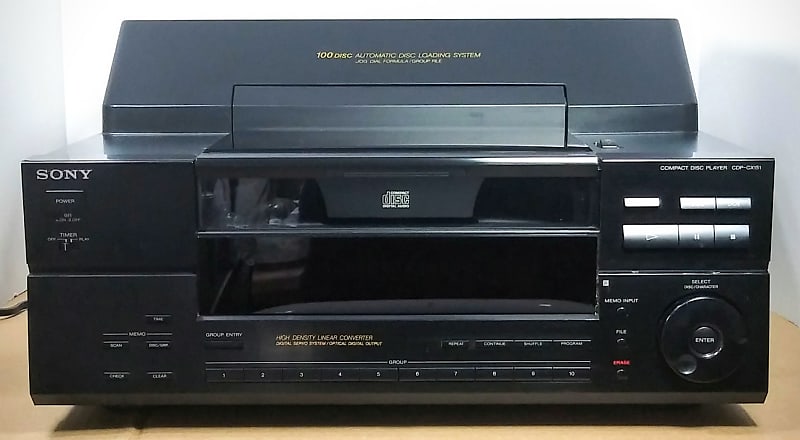 Sony CDP-CX151 Automatic 100 CD Player Disc Loading System | Reverb