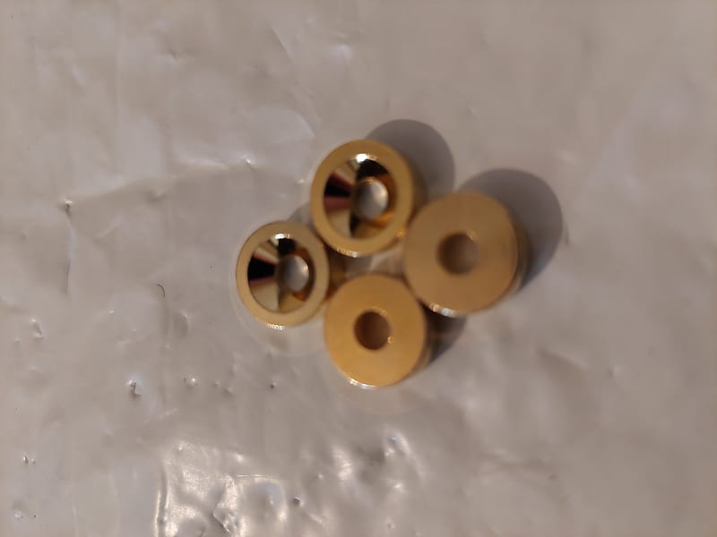 Gold Neck Ferrules for Contoured Bolt in Necks (Ibanez BC | Reverb