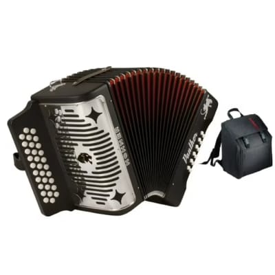 Hohner Club Ouverture V - LMMMH Accordion CF Black | Reverb