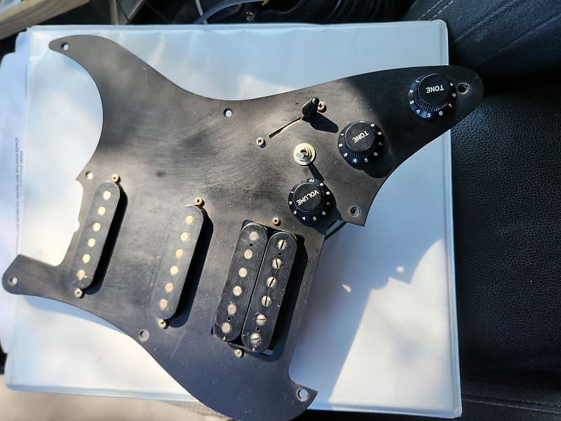 Kramer Focus 3000 Loaded Original Pickguard 1985 - Black | Reverb