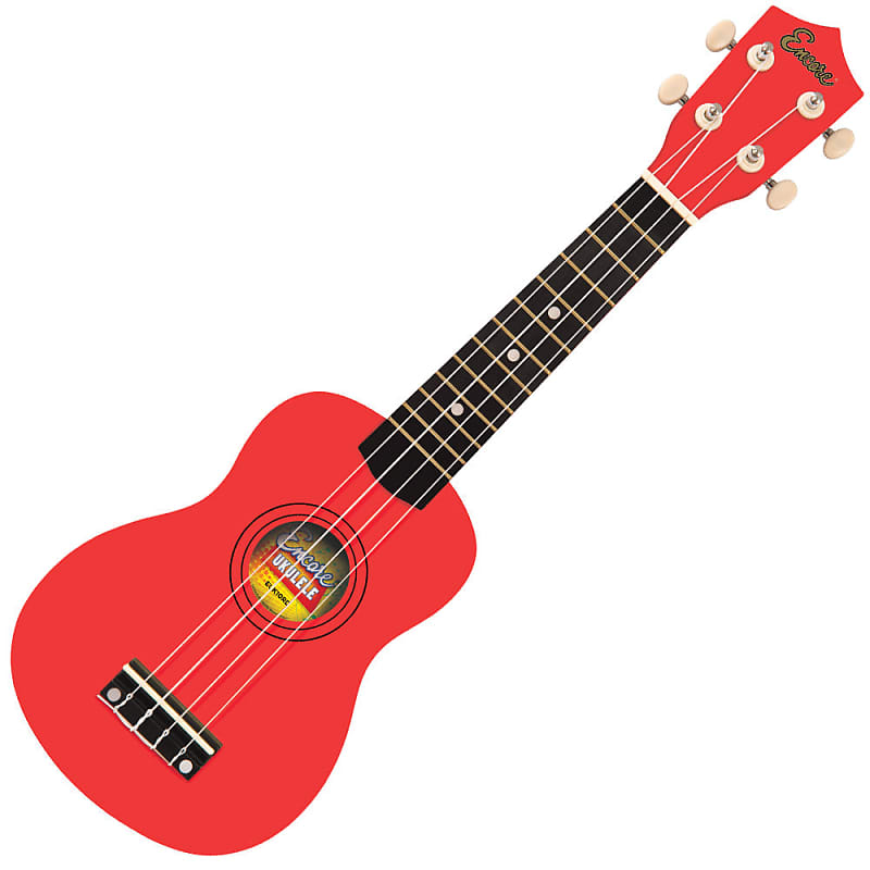 Encore Ukulele ~ Red | Reverb