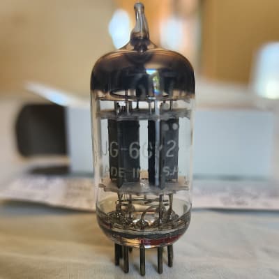 General Electric GE 1958 5-Star 6072 Tube [] Getter, Black | Reverb