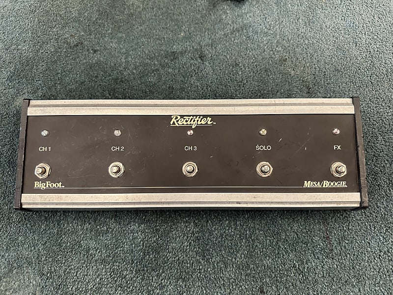 Mesa Boogie Rectifier BigFoot Footswitch Early 2000s - Blk | Reverb