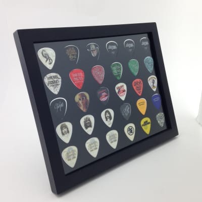 Plectrum Spectrum™ 8" x 10" Black Guitar Pick Display Insert | Reverb