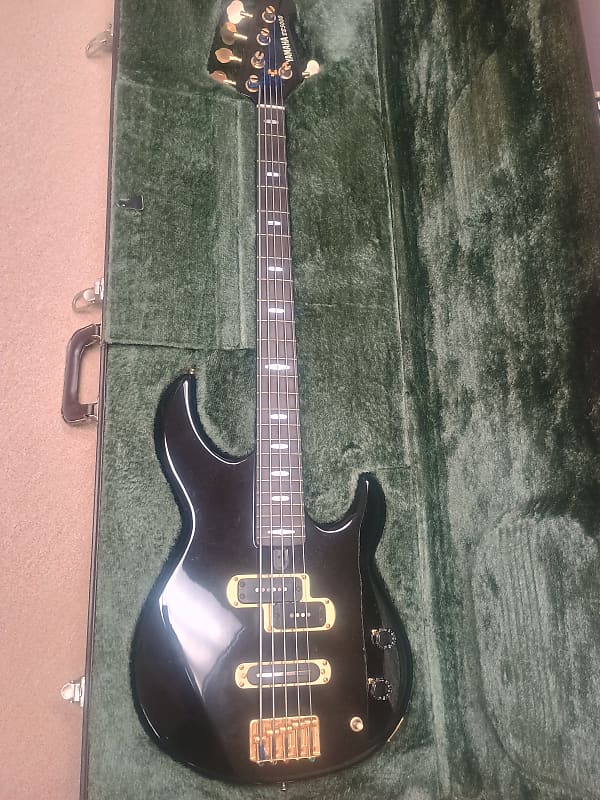 1986 Yamaha BB5000 Black 5-String Bass Guitar, Made in Japan | Reverb