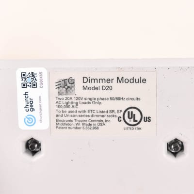 ETC D20 Dual 20A Dimmer Module (church owned) CG00X6S | Reverb UK
