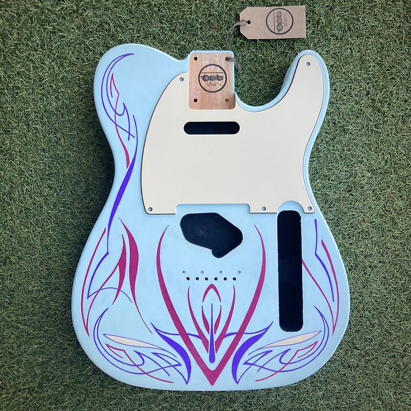 OPT Guitars / T-Type / Hand Painted Custom Guitar Body | Reverb