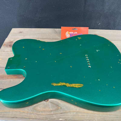 Real Life Relics Nitro Tele® Telecaster® Body Aged Sherwood | Reverb