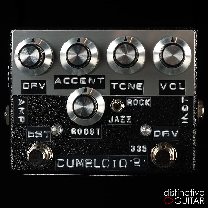 Shin's Music Dumbloid 335 Boost Overdrive Black Hammer | Reverb
