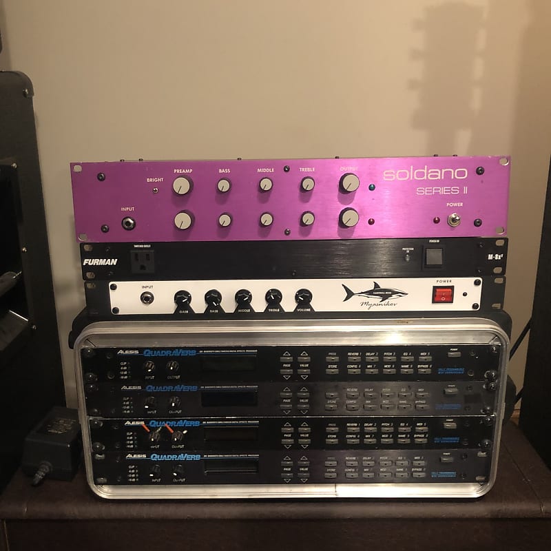 Soldano SP77 Preamp Early 1991 - Pink / Black | Reverb