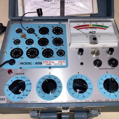 B&K Model 606 Dyna Jet Tube Tester with Documentation, Tested | Reverb